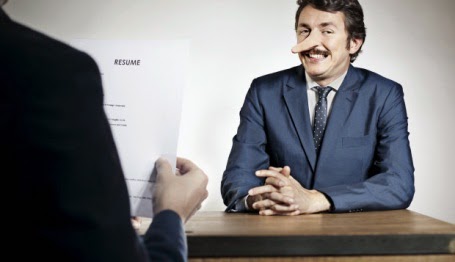 The obvious lies in the resume, what are recruiters going to do?